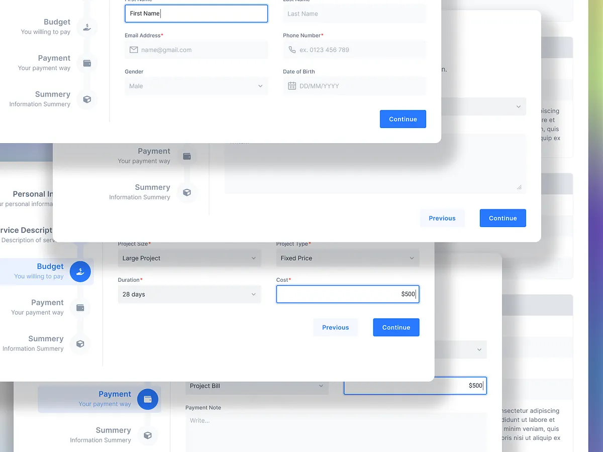 Browse thousands of Form Stepper UI images for design inspiration ...