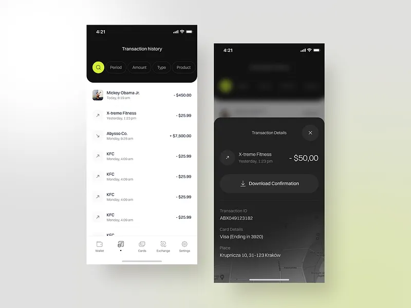 Browse thousands of Transaction History images for design inspiration ...