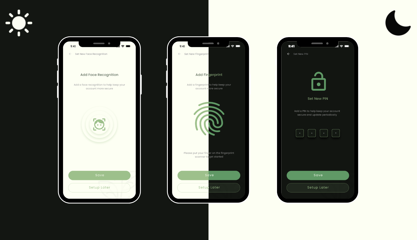 Night and Light modes in design by Rim Ayed on Dribbble