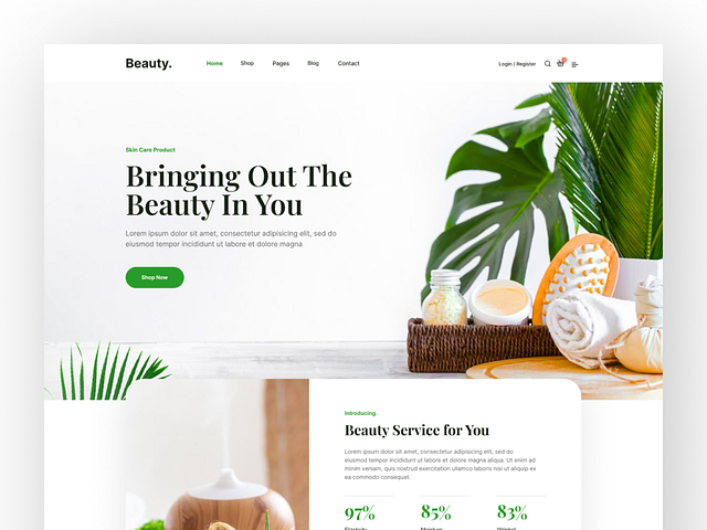 Cosmetics Website designs, themes, templates and downloadable graphic ...