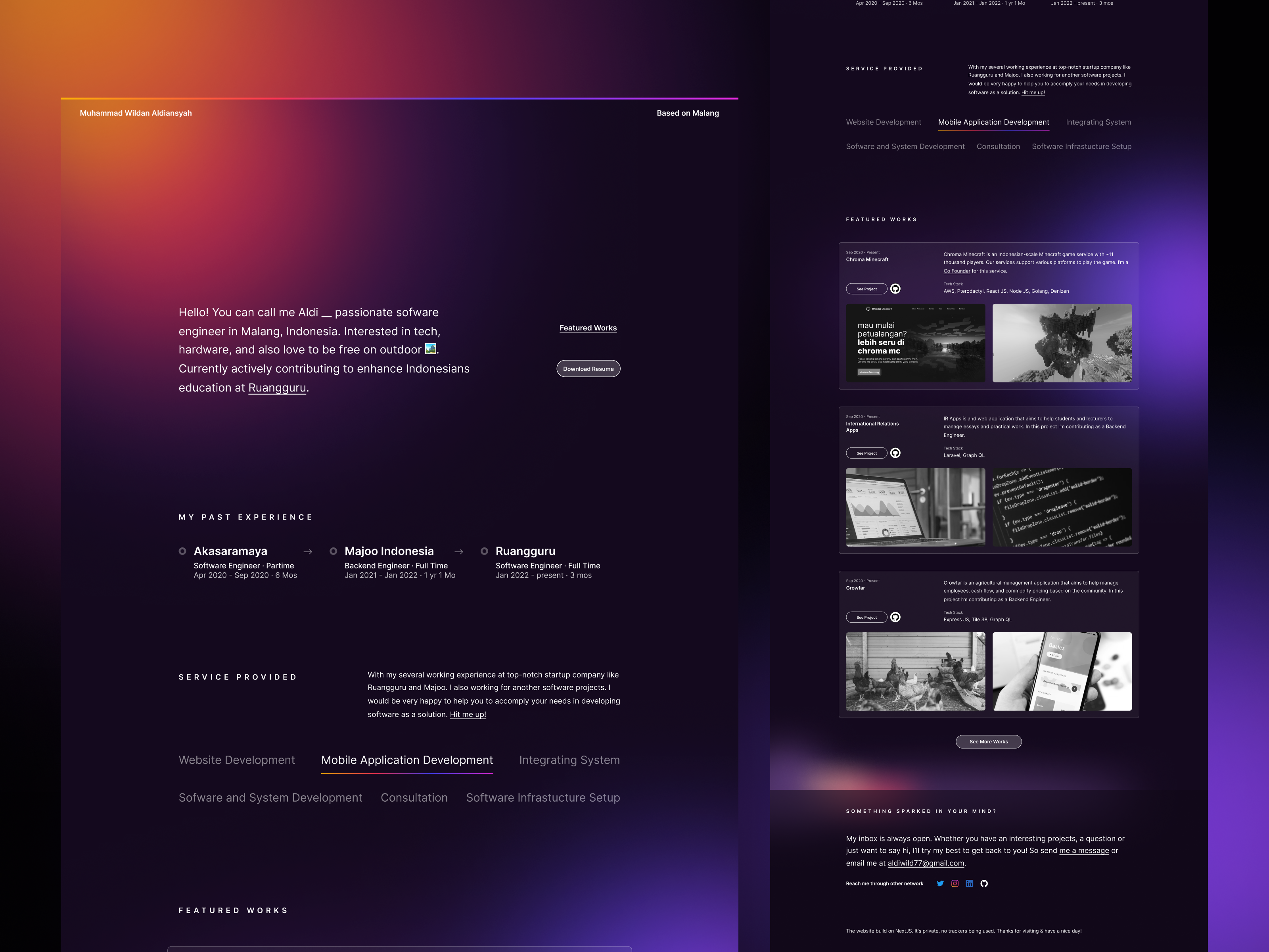Browse thousands of Software Engineer Portfolio images for design ...