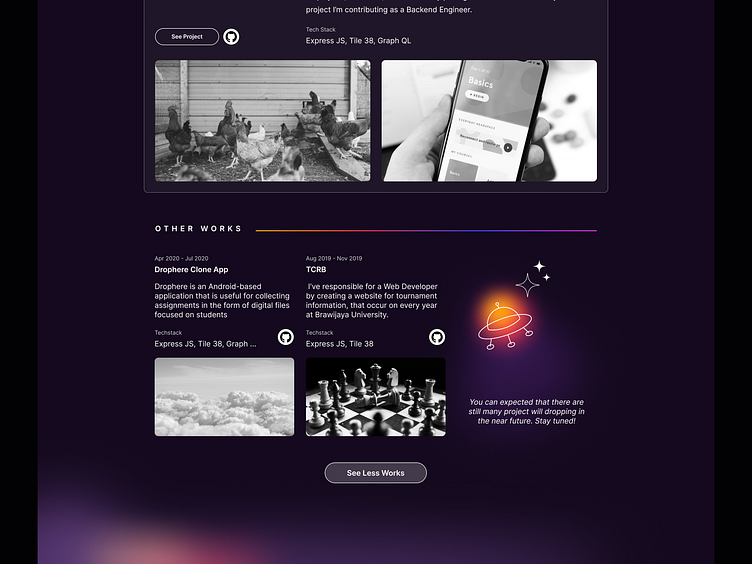 Software Engineer Portfolio by Gilang Nur A'idi on Dribbble