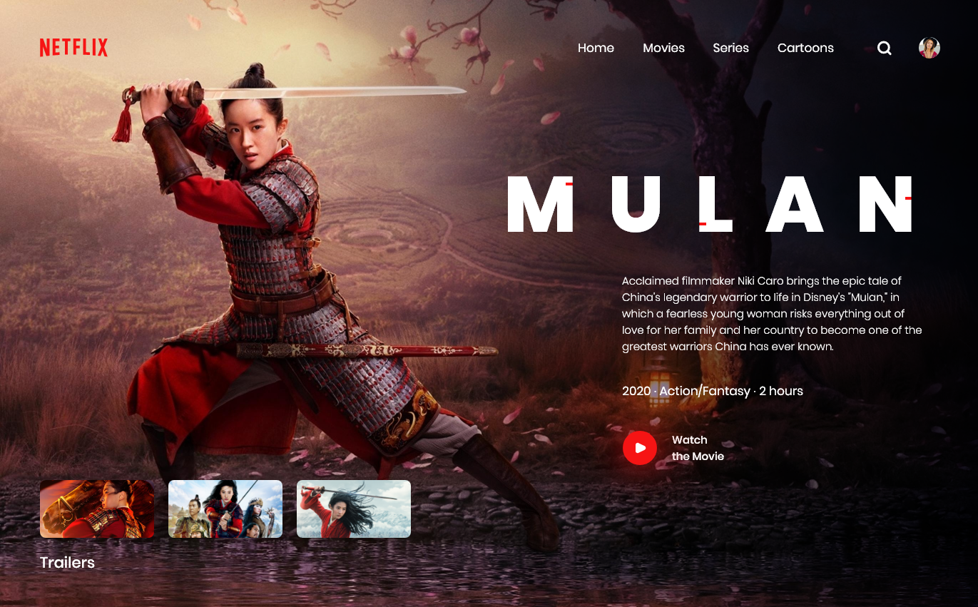 Netflix Website Design by Rahul Parmar on Dribbble