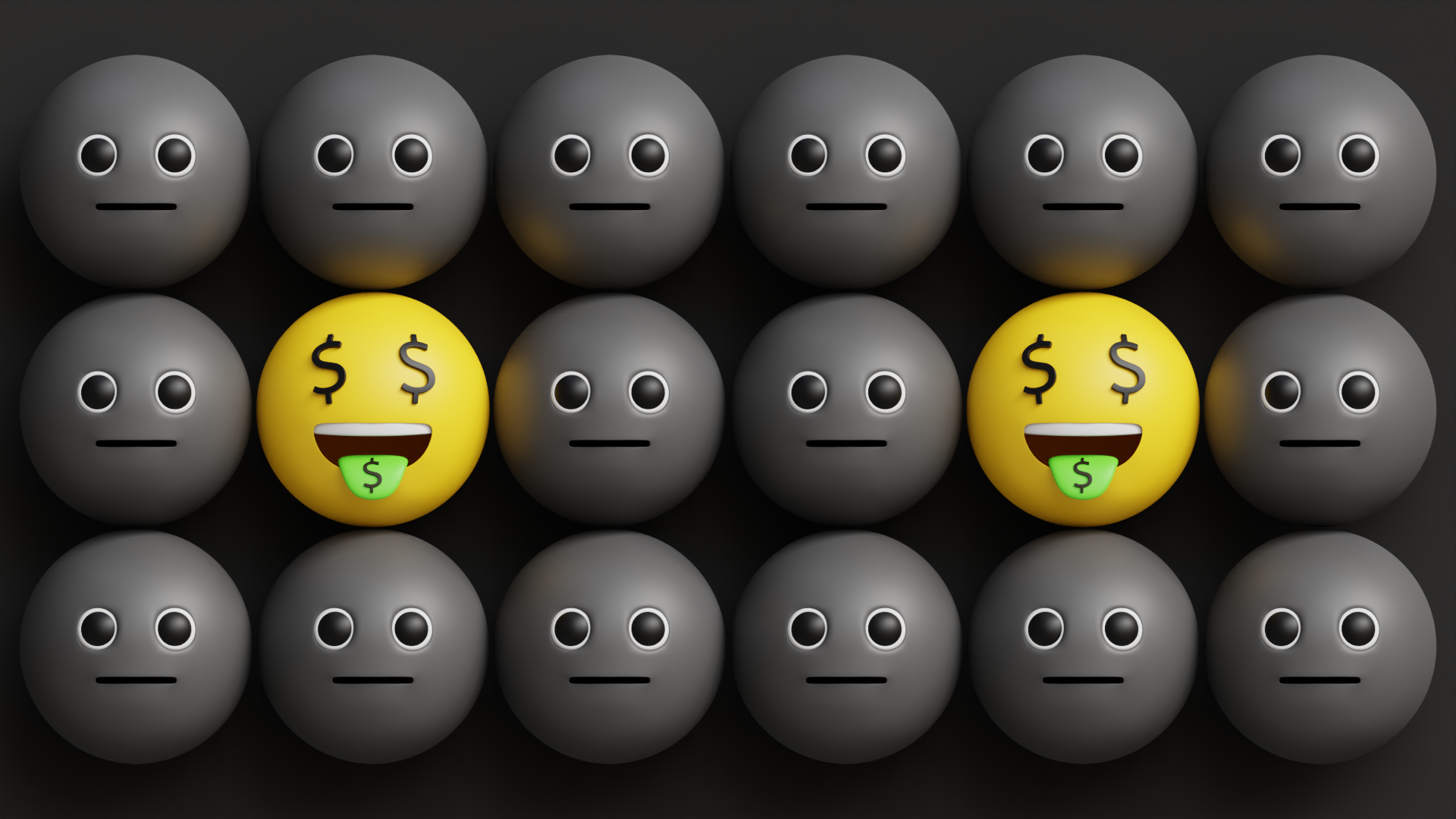 3D Emoji Pattern Animation by Arthur Sjorgen for Odama on Dribbble