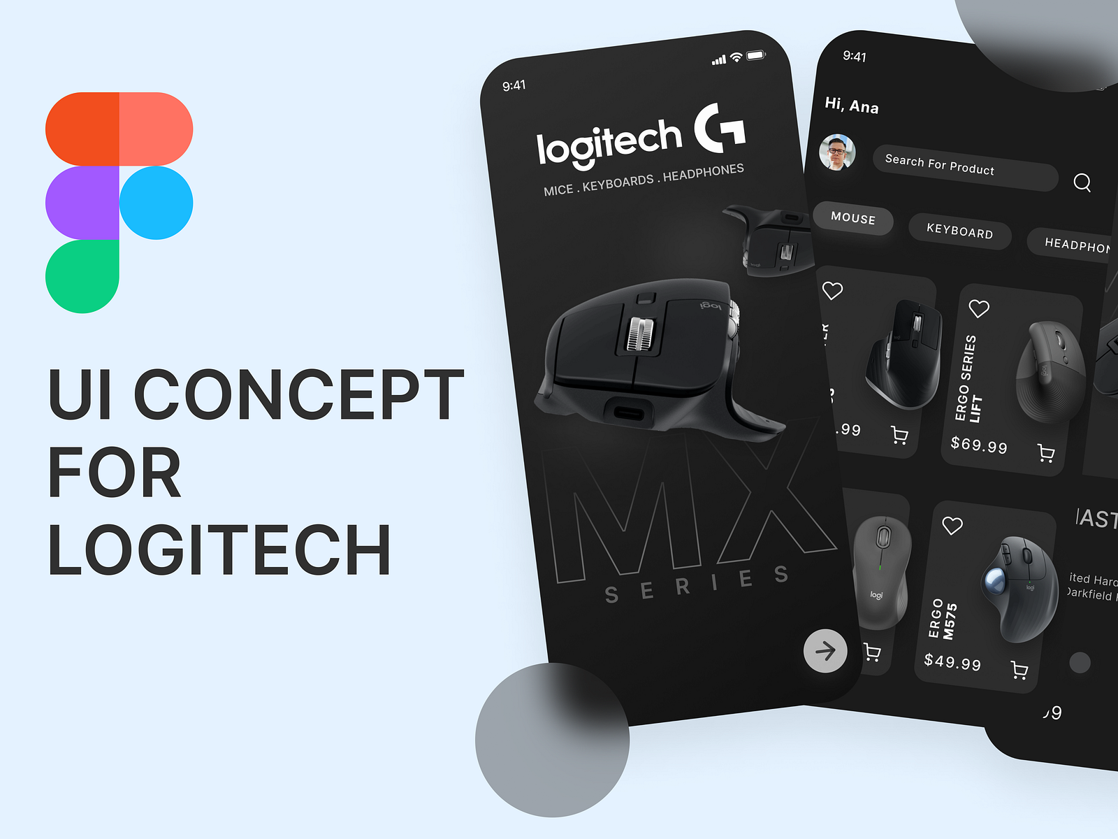 Unique App Design For E-commerce Logitech by Design Dex on Dribbble