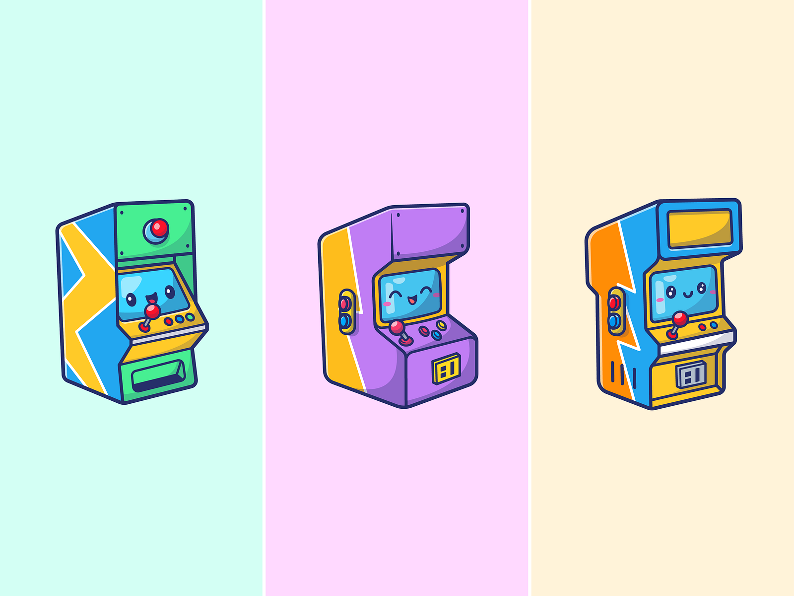 Cute Arcade Machine🎰 by catalyst on Dribbble