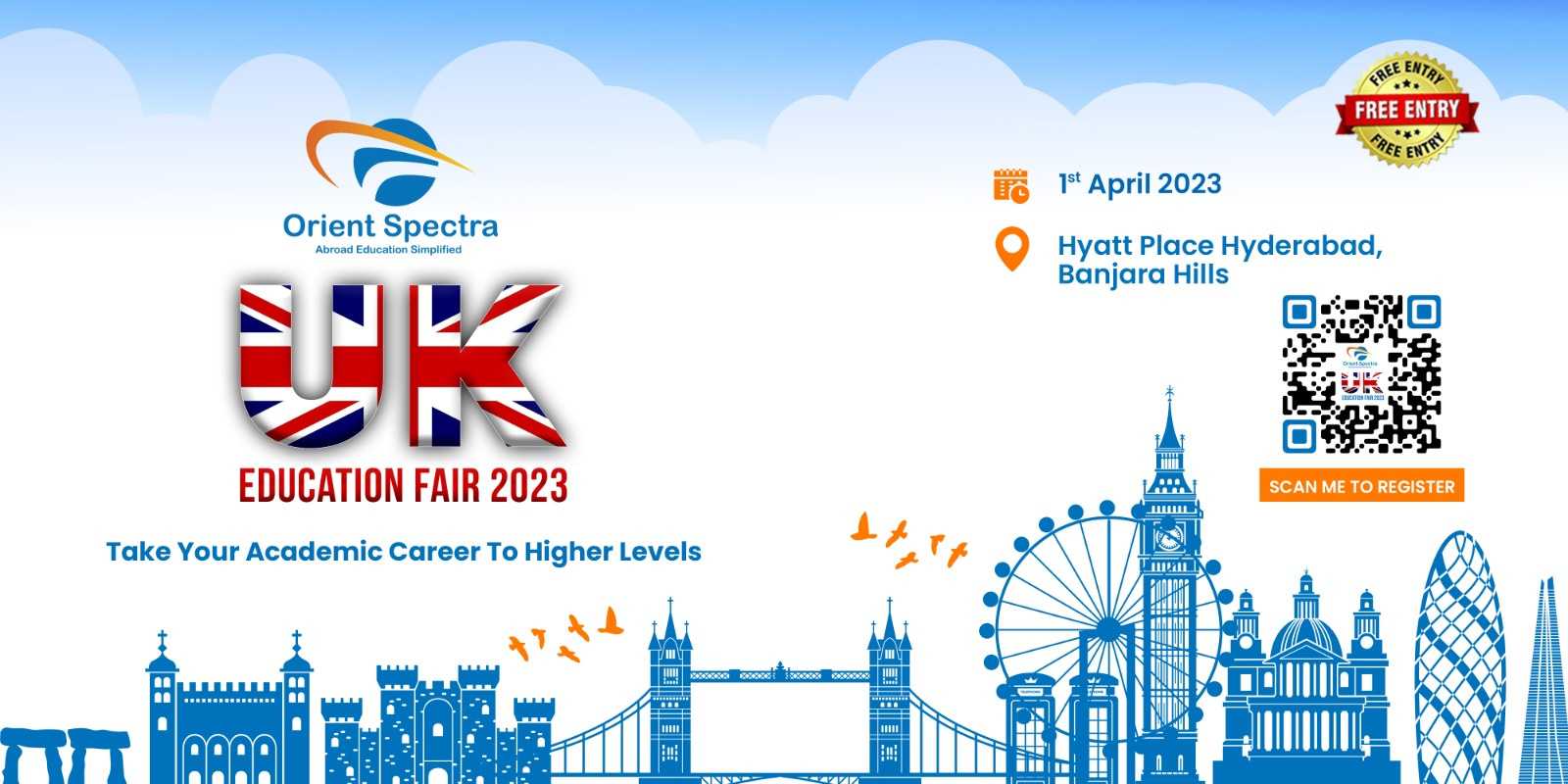UK Education Fair in Hyderabad by orientspectra on Dribbble