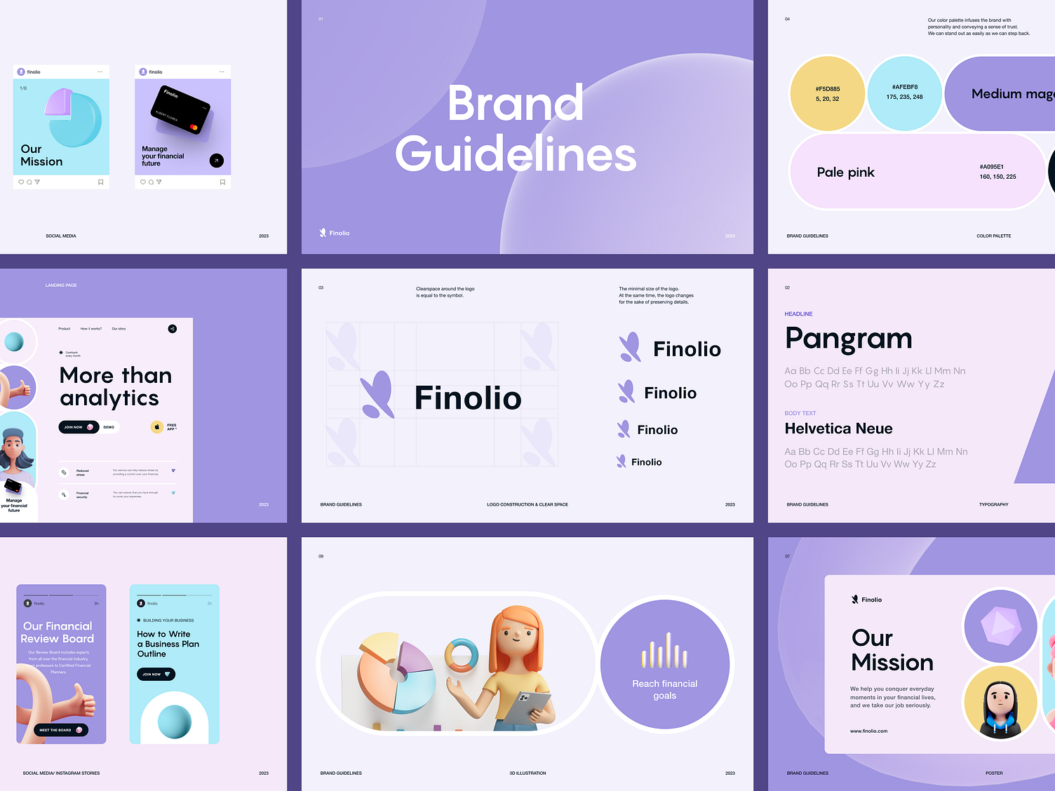 Finolio Brand Guidelines, Guide Book by Halo Branding for HALO LAB on ...
