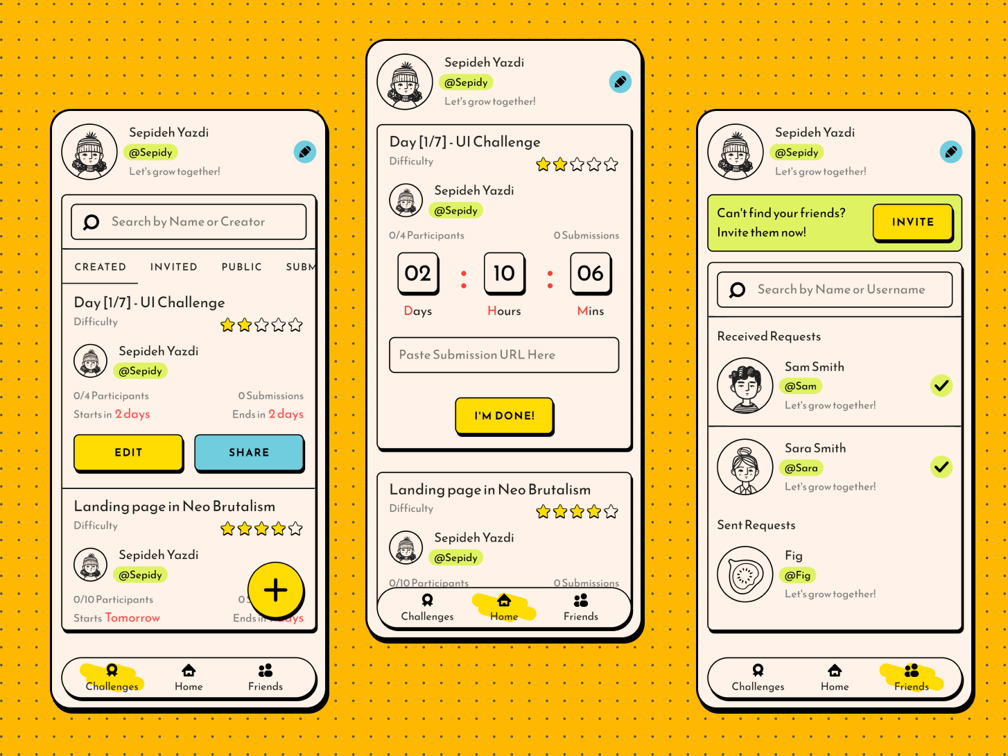 Neobrutalism UI (How to) by Sepideh Yazdi on Dribbble