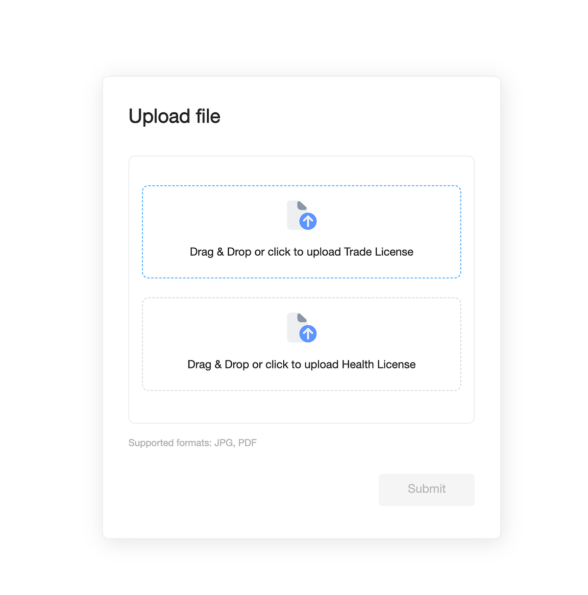 Streamlined File Upload with Drag and Drop by Namya on Dribbble