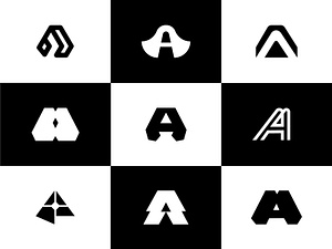 Letter A exploration by Tanmay | Logo Designer & Icon Designer on Dribbble