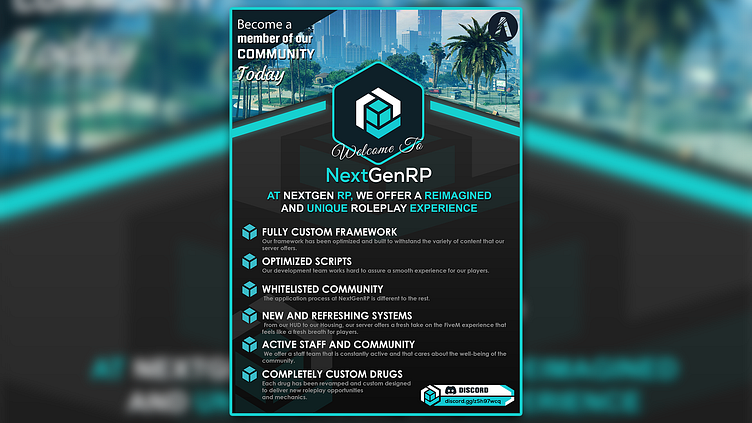 Custom fivem promotional poster design made by me by Muhammad Hamza on ...