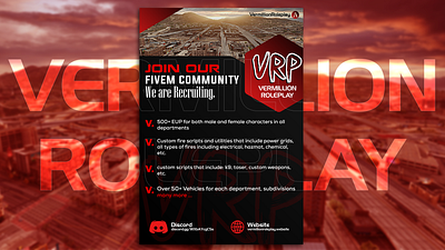 Custom FiveM promotional poster design made by me. by Muhammad Hamza on ...