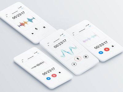 Voice Recorder App designs, themes, templates and downloadable graphic ...
