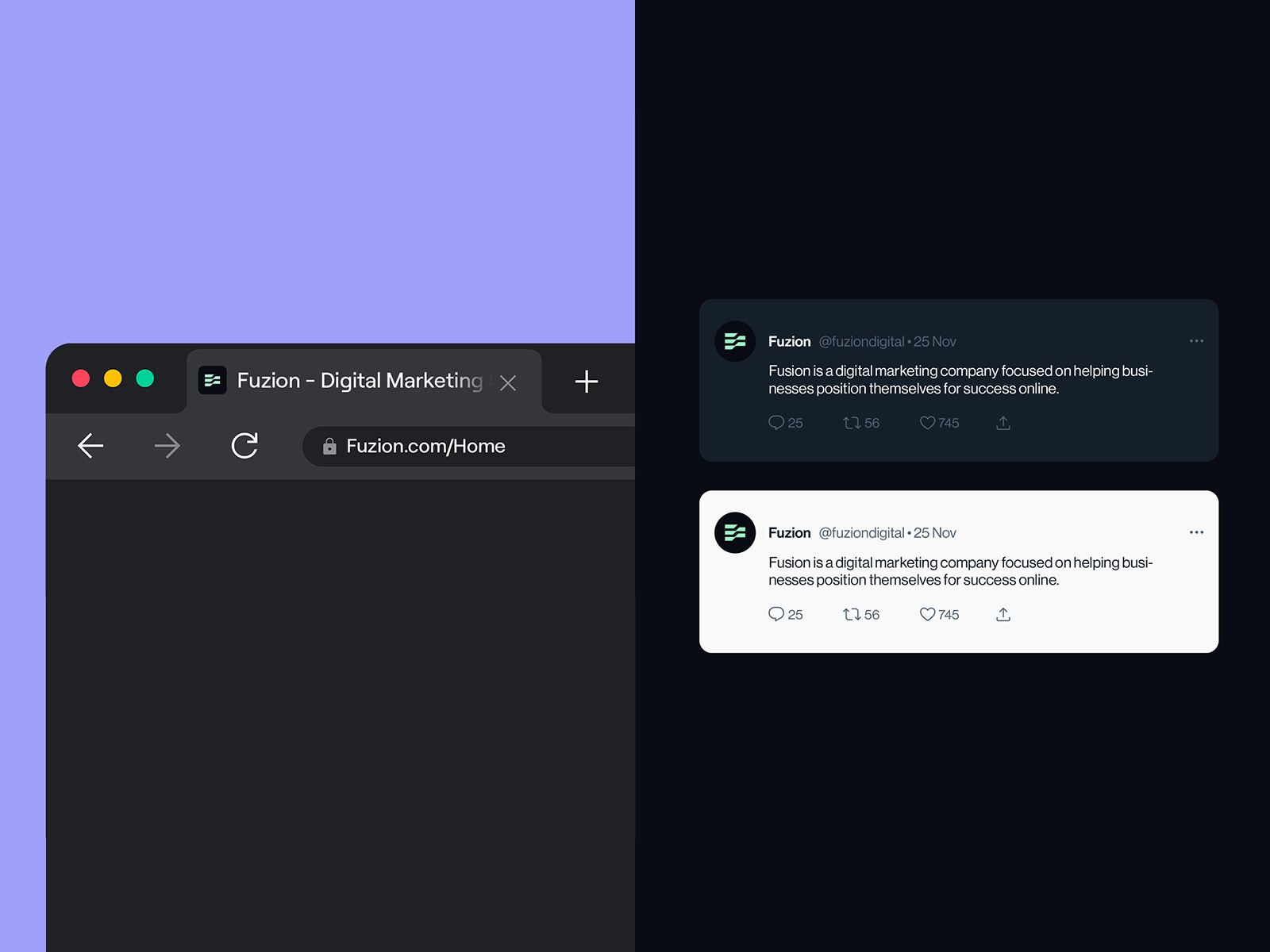Fuzion™ — Visual Identity by David Markov™ on Dribbble