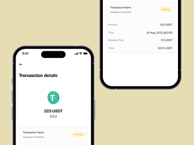 Crypto App Transaction Details by Emmanuel Okononfua on Dribbble