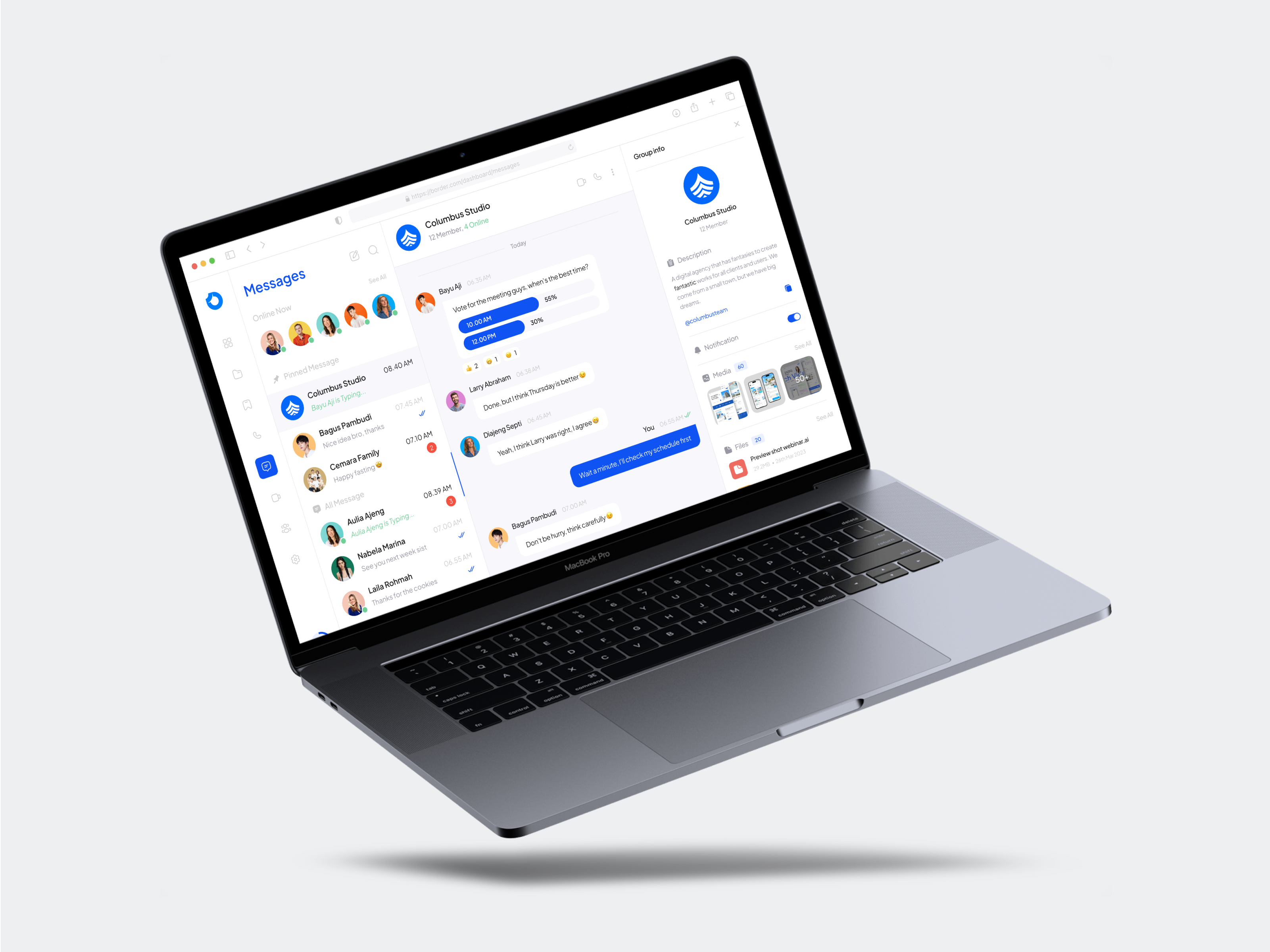 Border - Message Dashboard by Andika Fitra for Korsa on Dribbble