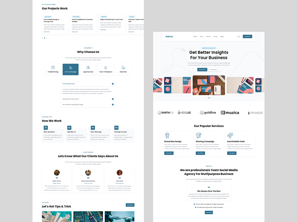 Digital Advertising UI Design Figma by Elmous - Your Digital Partner on ...