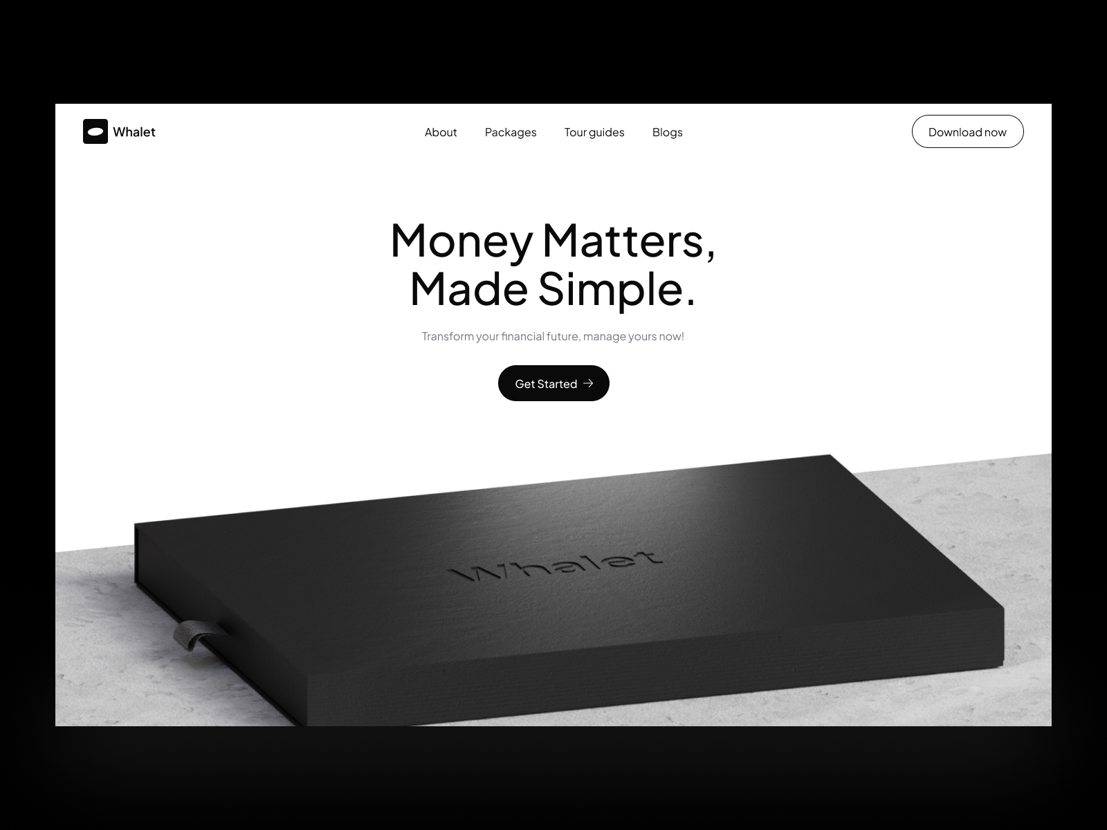 Whalet - Finance Landing Page Animation by Happy Milliarta for Odama on ...