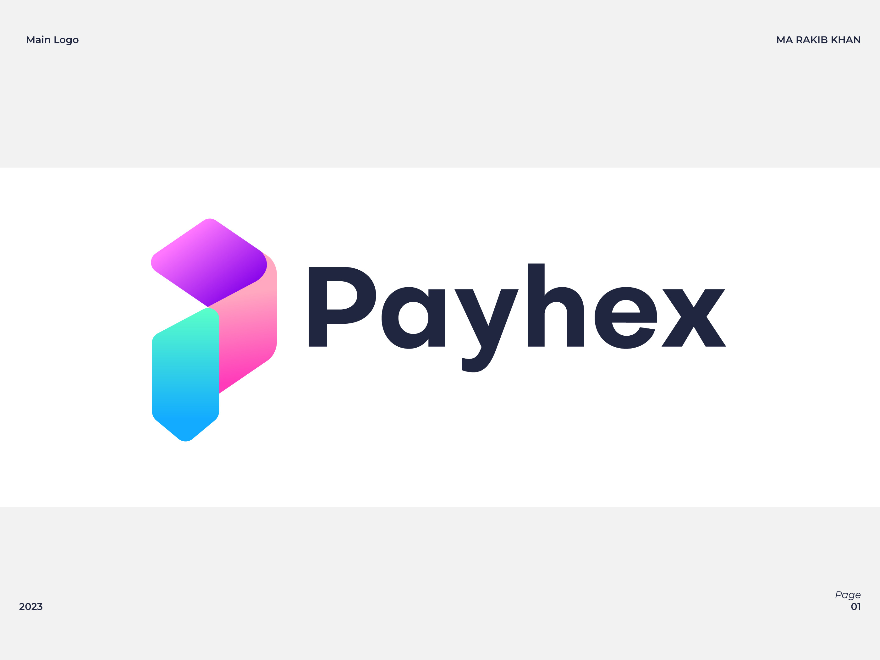 Payhex Brand Identity design, Brand Book, Branding, logo by MA Rakib ...