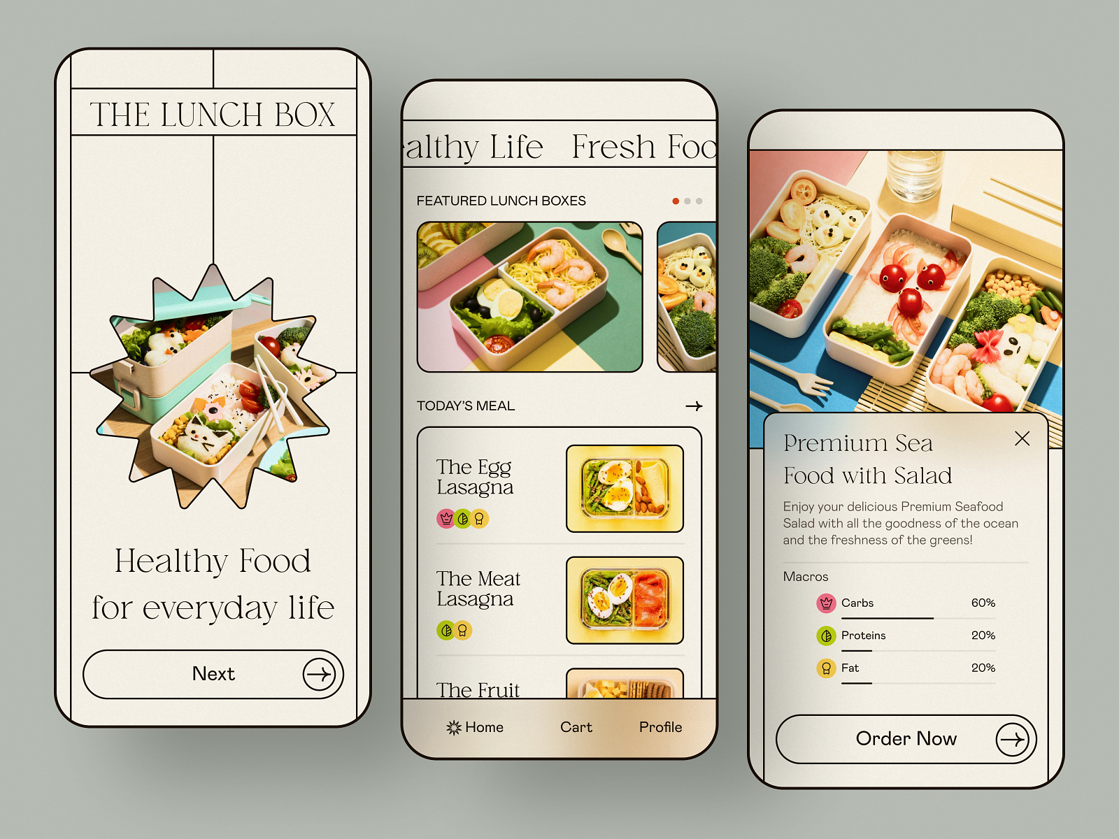 Catering Mobile App UI Kit by Taqwah on Dribbble