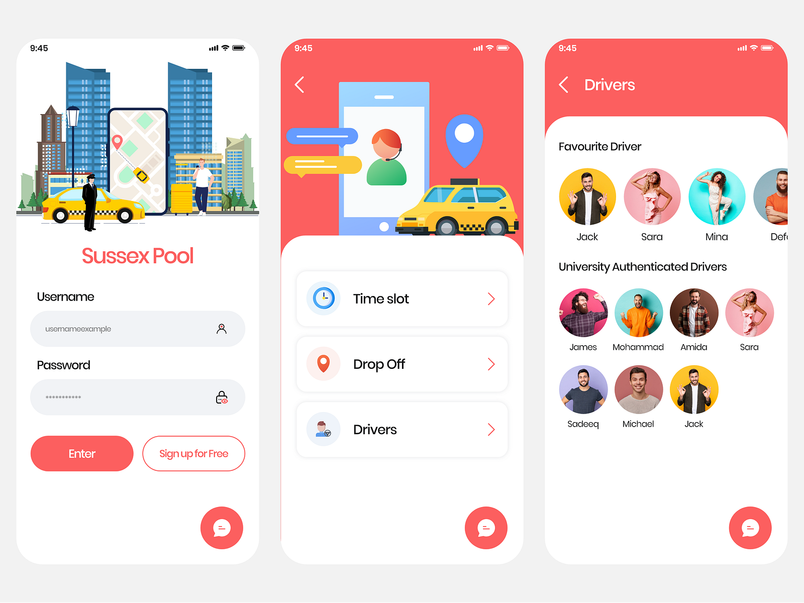 Ride booking - app design by Alish Jasani on Dribbble
