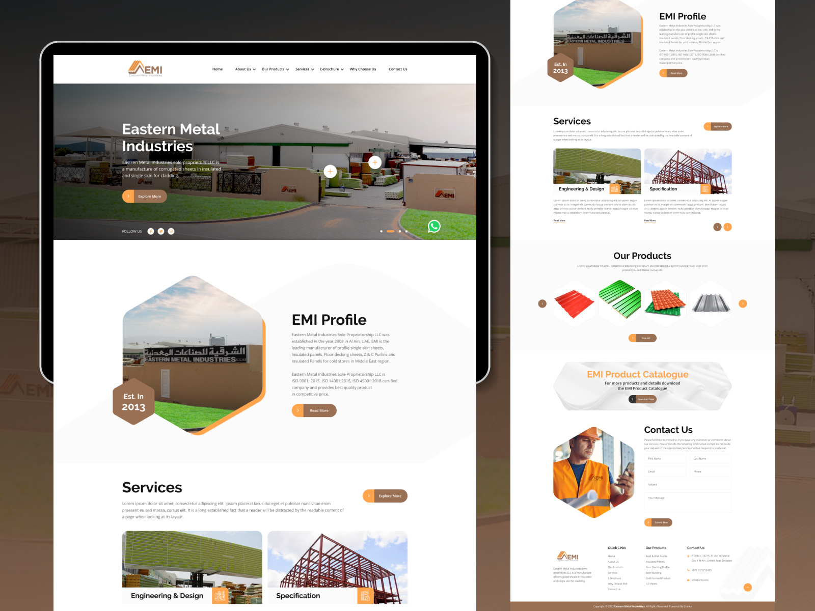 EMI | Web design | UI/UX by Branex LLC on Dribbble