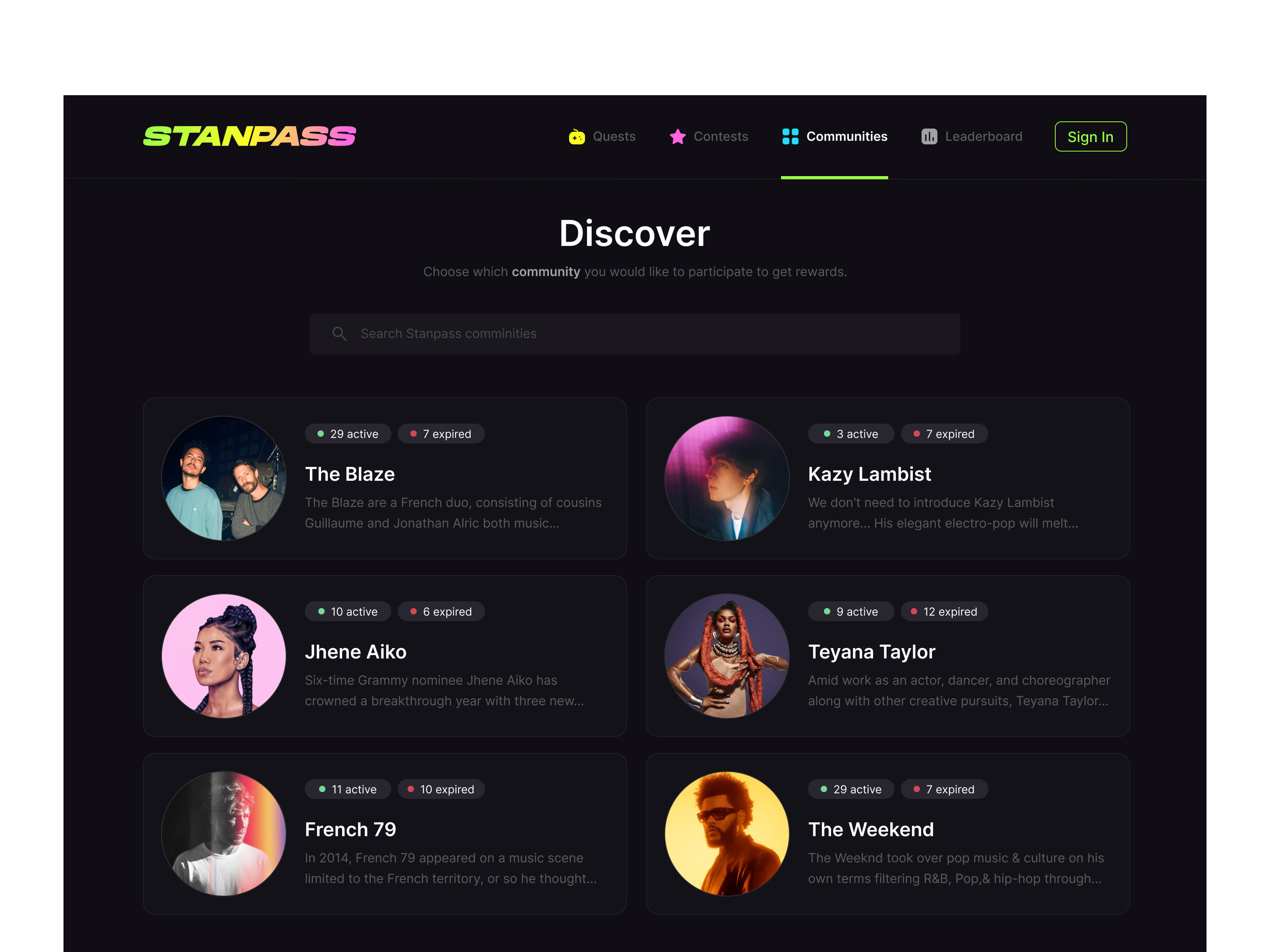 Gamified Fans Platform by Awesomic on Dribbble