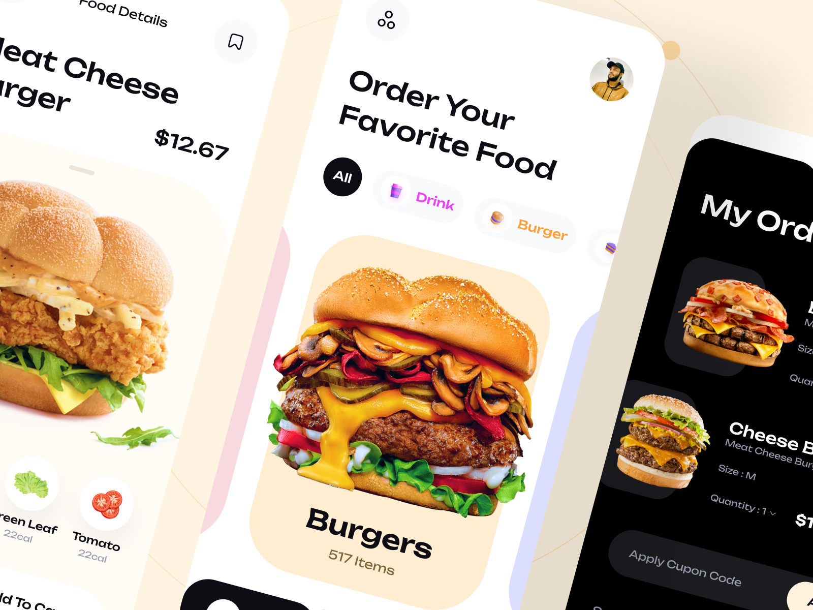 Grab Grub - Food Delivery App UI KIT by Adom on Dribbble