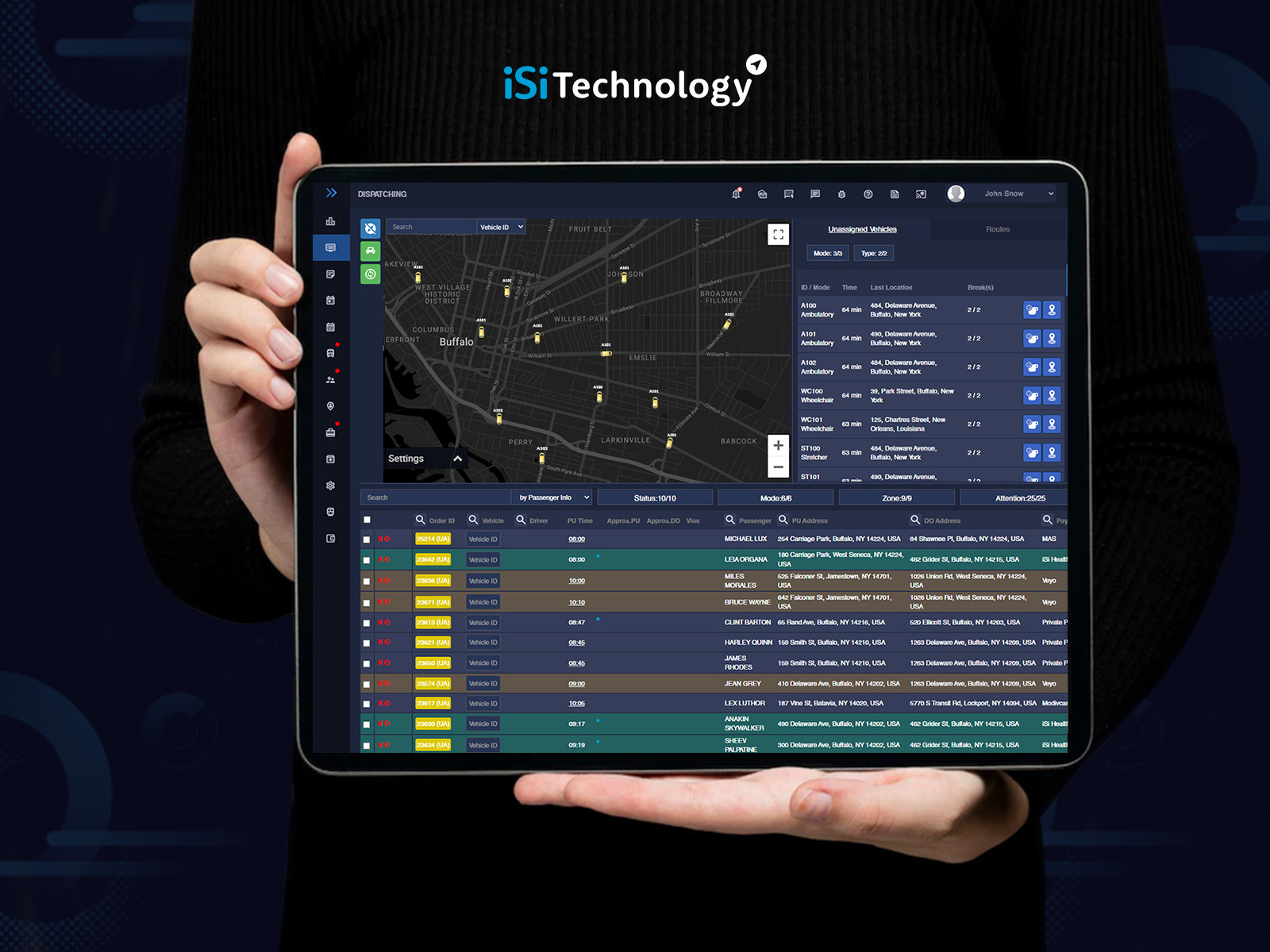 Non-Emergency Medical Transportation Software by iSi Technology on Dribbble