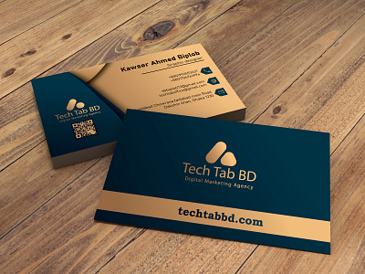Creative Business Card Portfolio by Kawsar Ahmed Biplob on Dribbble