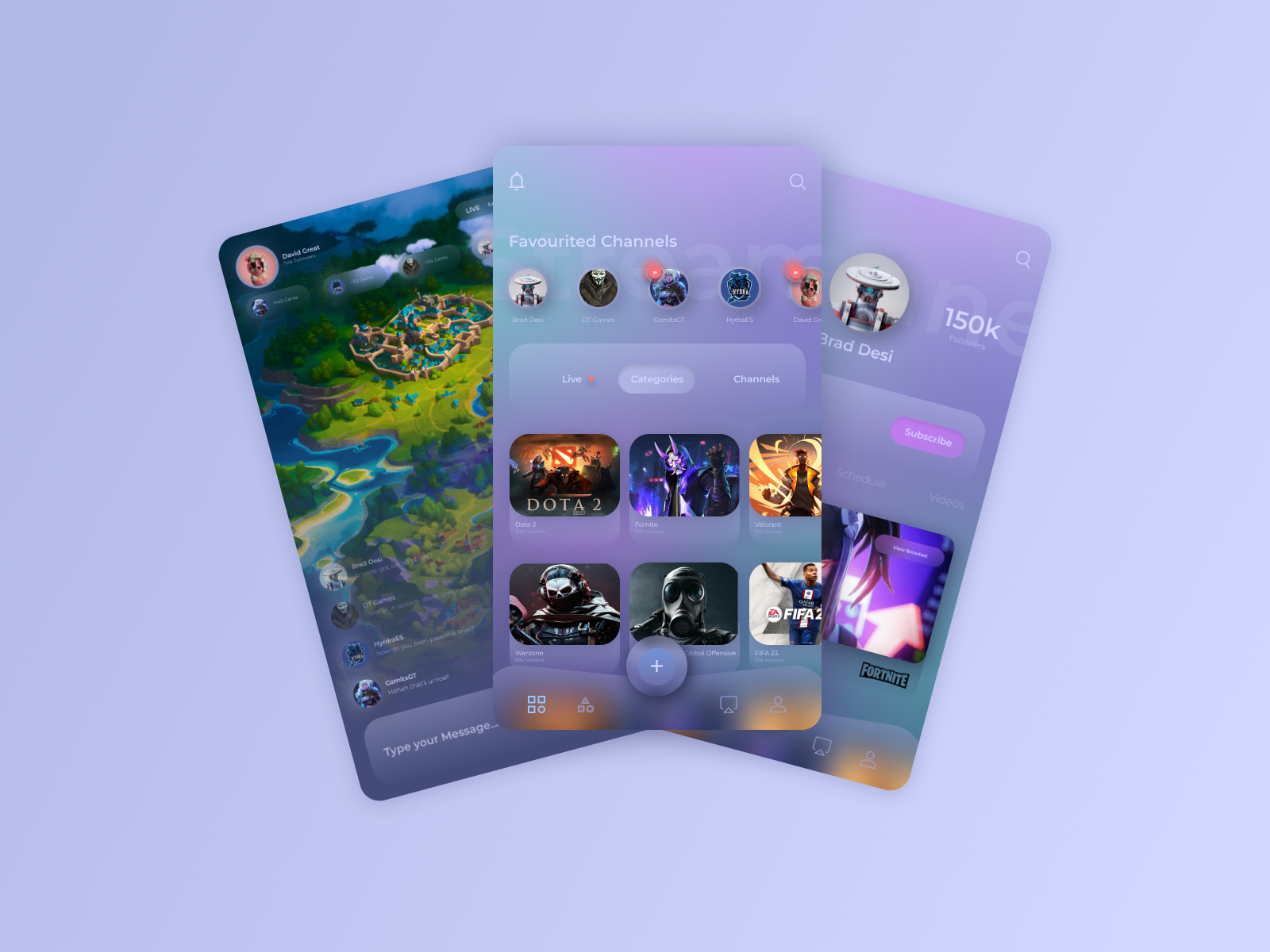 Streaming App UI by Stacker UI/UX on Dribbble