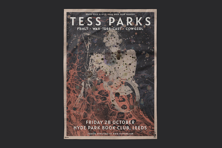 Tess Parks - Poster & Social Media Artwork. by daarrr_art on Dribbble
