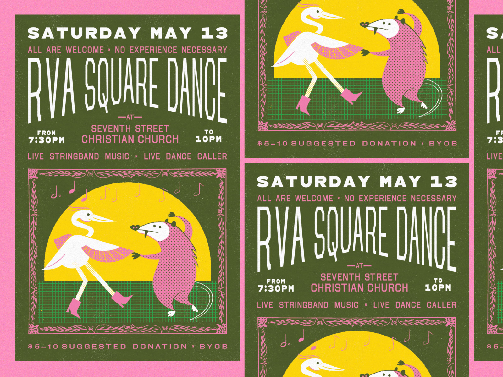 Rva Square Dance Posters By Brent Mccormick On Dribbble