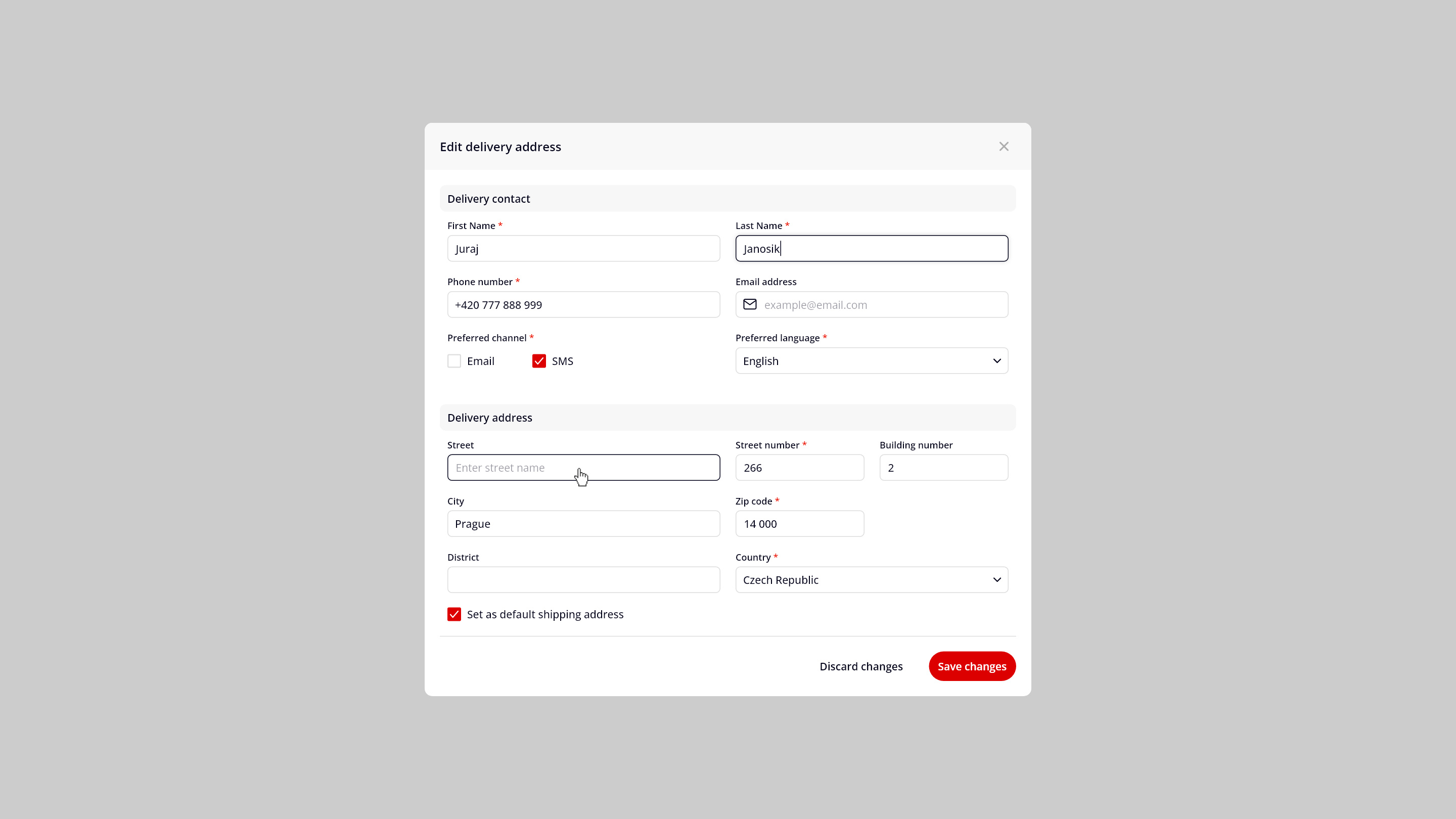 E-commerce Account Settings / Profile page by Igor Milenkovic 🏅 on Dribbble