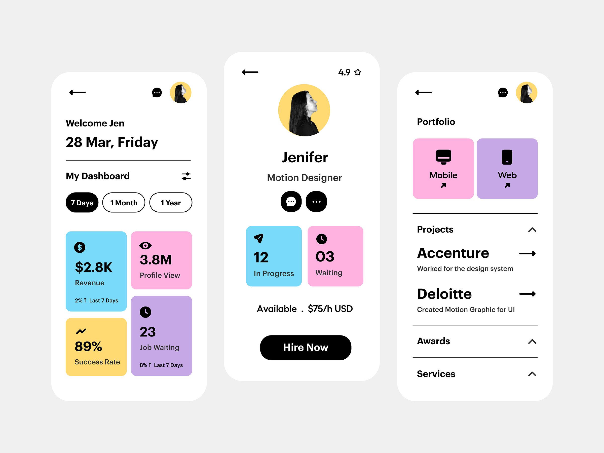 App UI by DStudio® on Dribbble