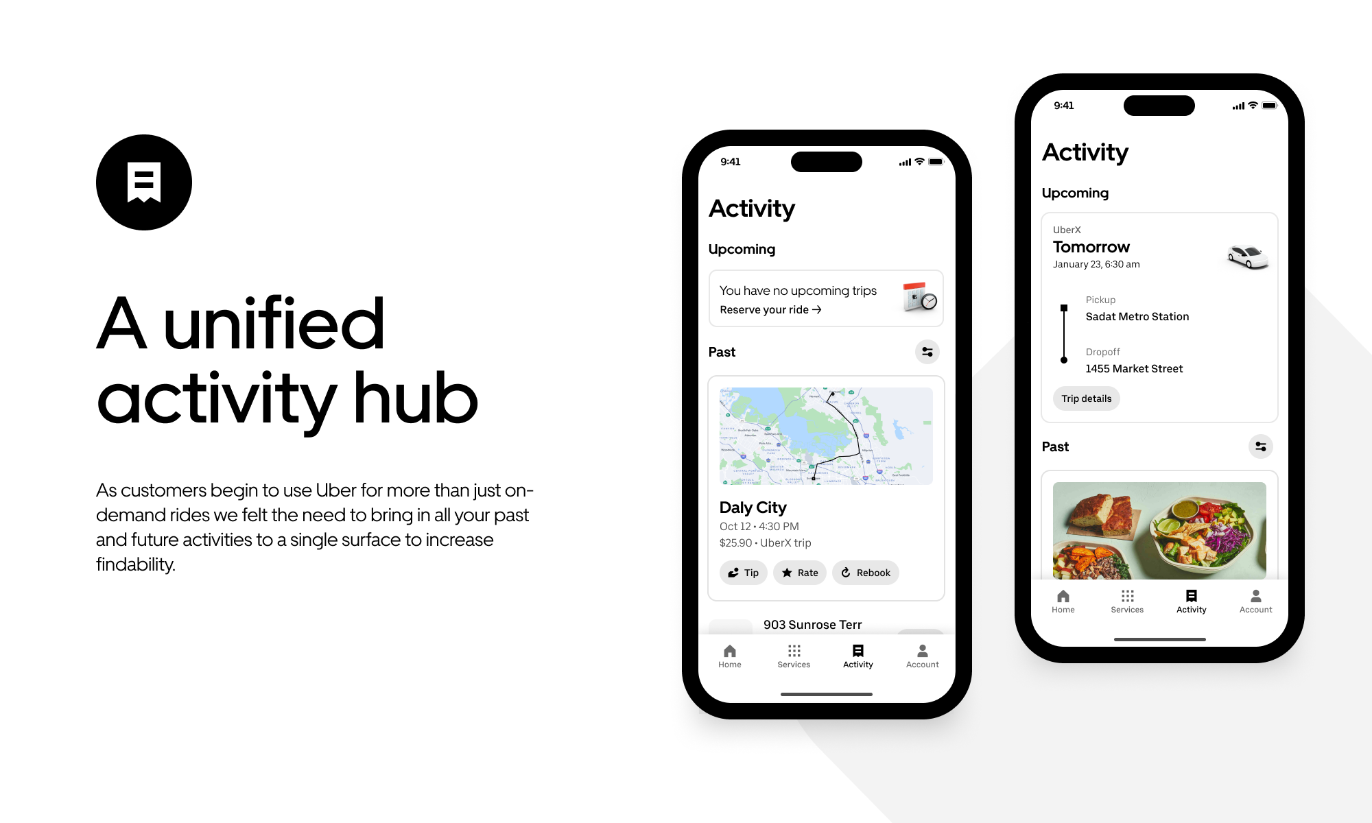 The re-designed Uber App by Charlie Waite on Dribbble