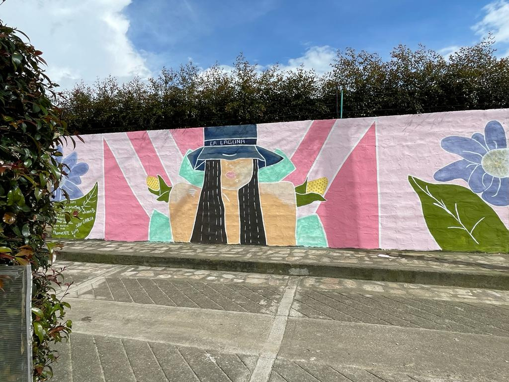 Mural "La Laguna" en Cajicá,Cundinamar,Colombia by Rafael Hernández ...