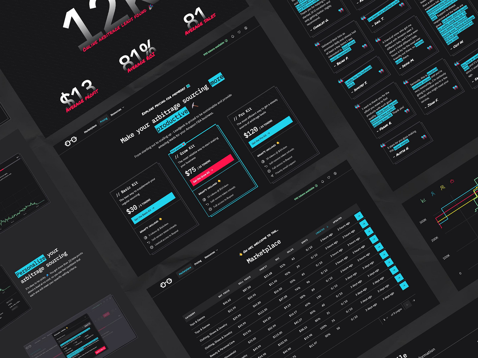 Leadgeek v2 by Jake Hatfield on Dribbble