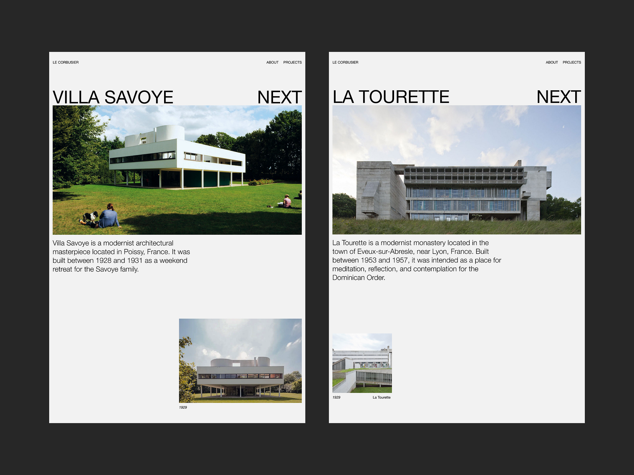 Le Corbusier by Domagoj Babic on Dribbble
