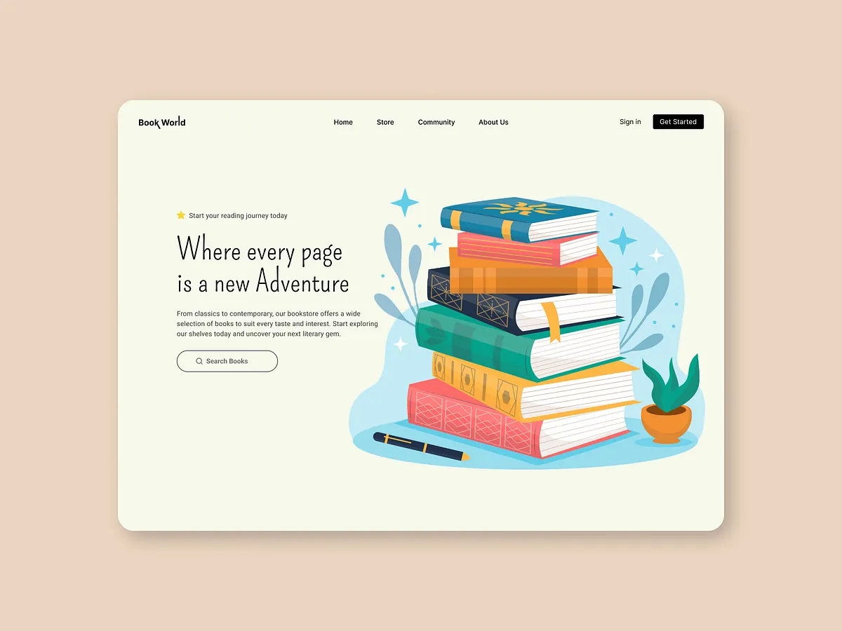 Library Website designs, themes, templates and downloadable graphic ...