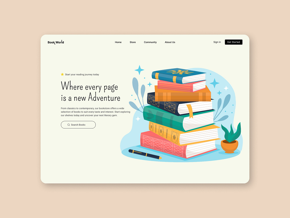 Library Website designs, themes, templates and downloadable graphic ...