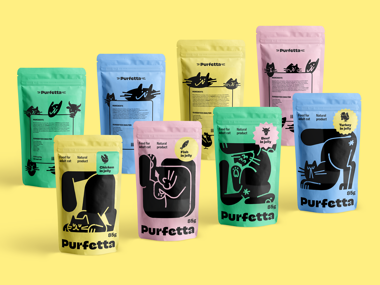 Cat Food Packaging Design by tubik.arts on Dribbble