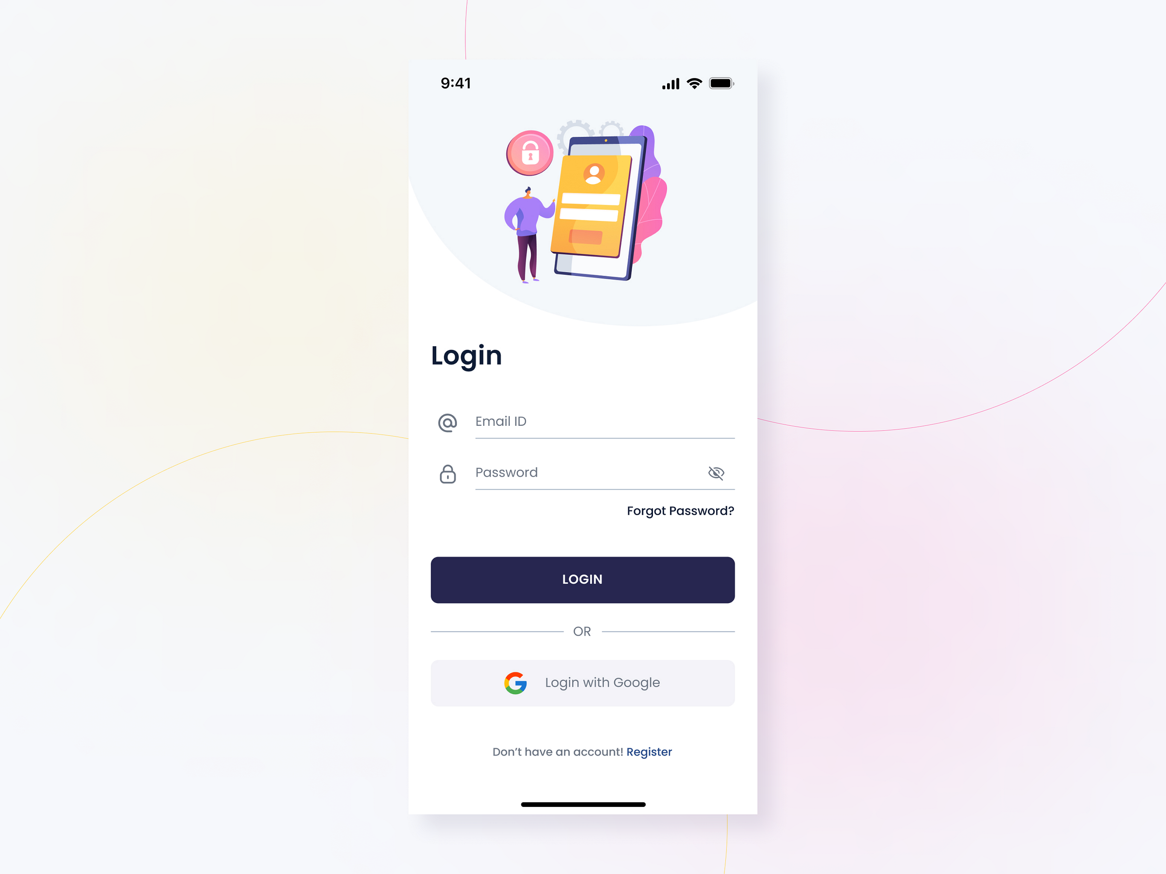 Custom Login Design For App by IT Path Solutions on Dribbble
