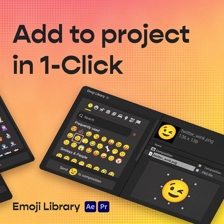 Emoji Library 😎 Plugin for After Effects and Premiere Pro by James ...