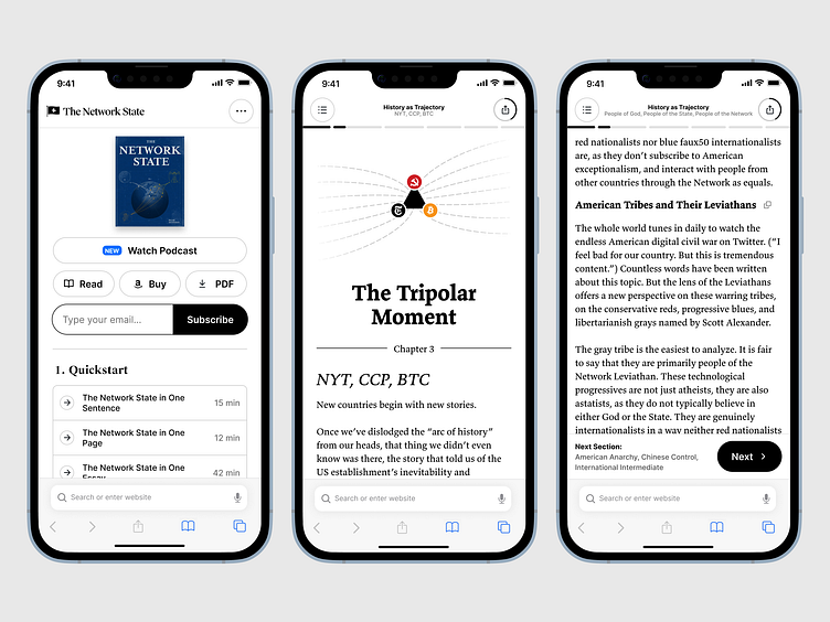 The Network State Book by Elijah Madonia ⚡️ on Dribbble