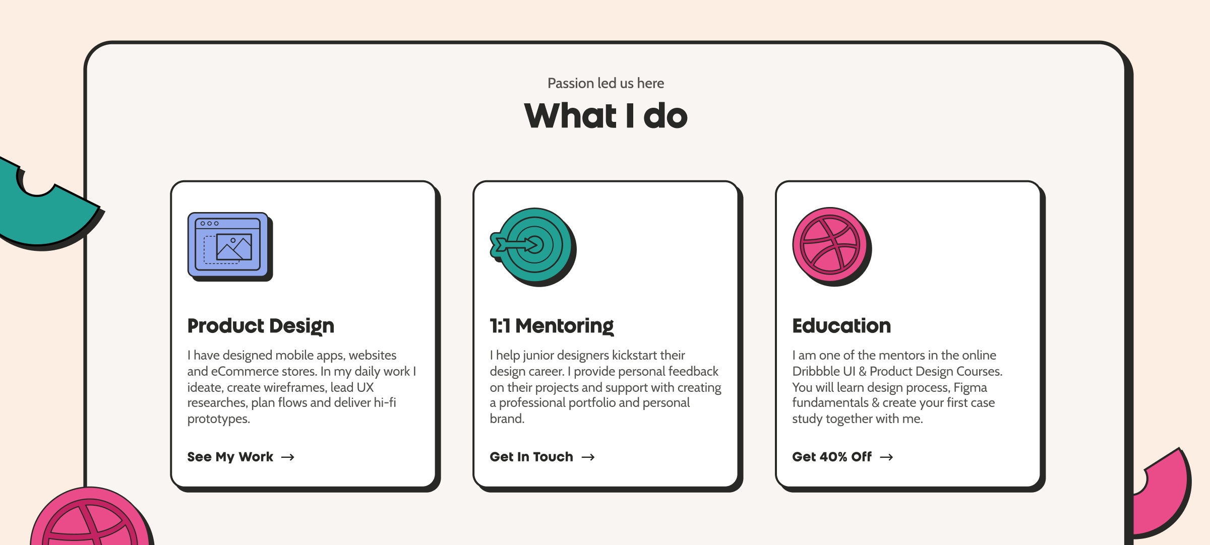 Personal Website Redesign for a Product Designer | NeoBrutalism by ...