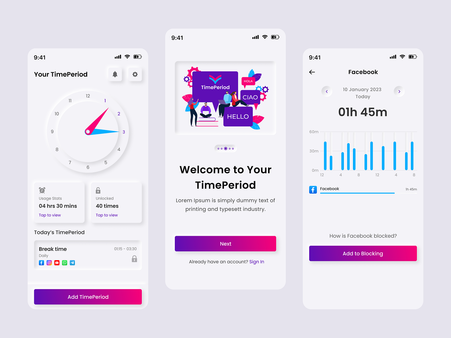 App Blocking Application by Saiful Islam on Dribbble