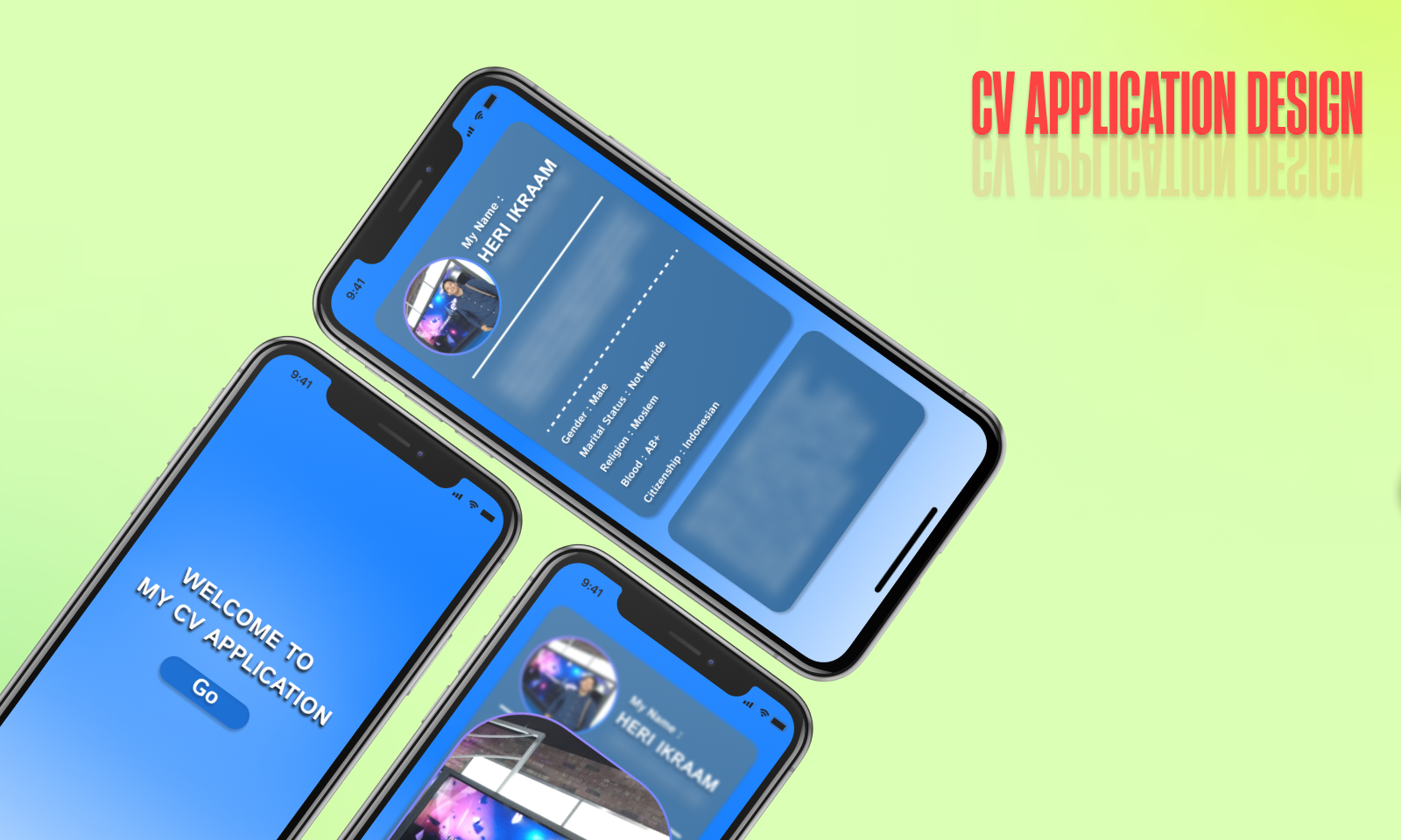 CV Application Design By Heri Ikraam On Dribbble CV Application Design By Heri Ikraam On Dribbble
