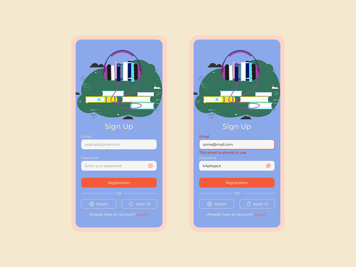 Browse thousands of Registration Page For Mobile App images for design ...